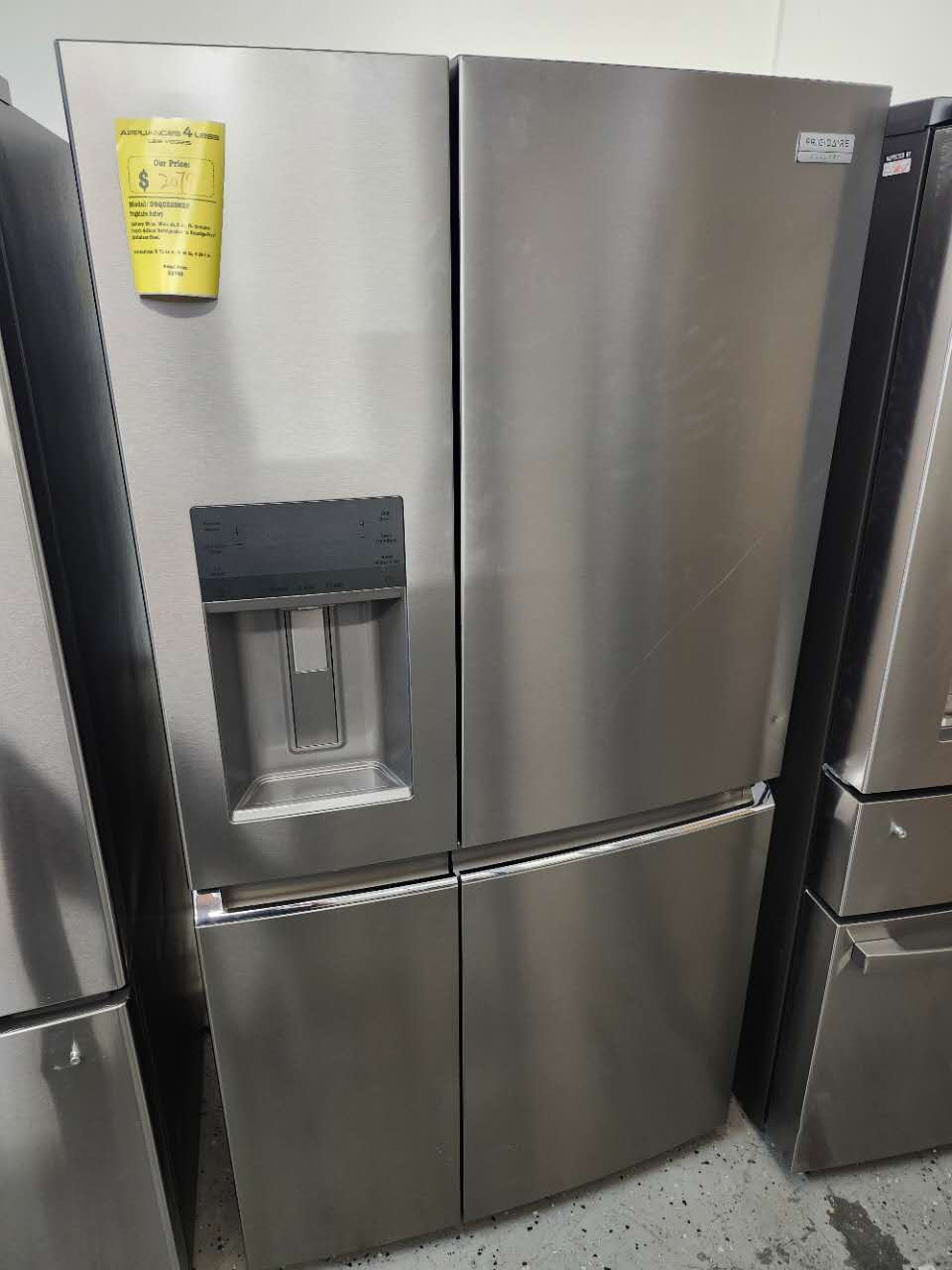 Frigidaire Gallery 36" 21.5 cu. ft. Counter-Depth 4-Door French Door ...