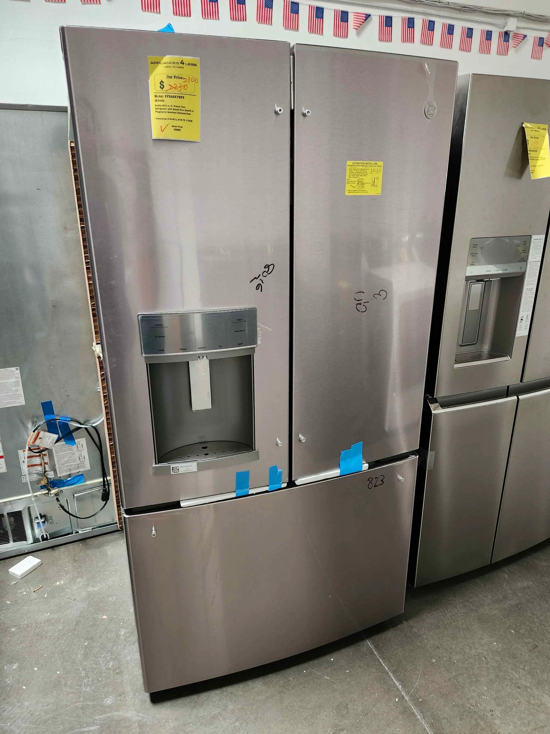 GE Profile PFE28KYNFS – 27.7 cu. ft. French Door Refrigerator with ...